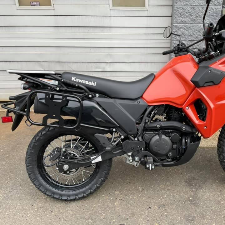 2022 + Kawasaki KLR650 gen3 Pannier rack. – dirtracks.com